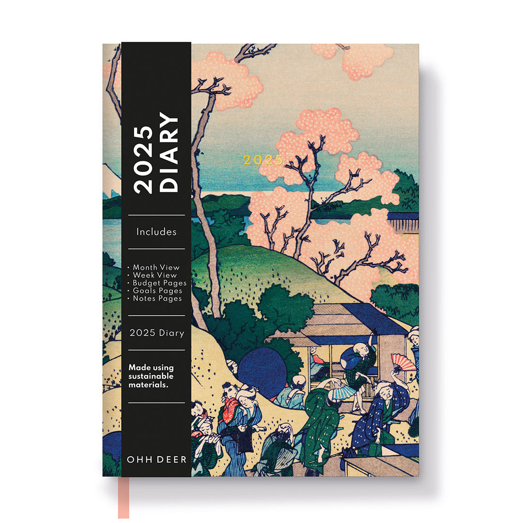 Japanese Blossom 2025 Diary (10668) | Ohh Deer Wholesale